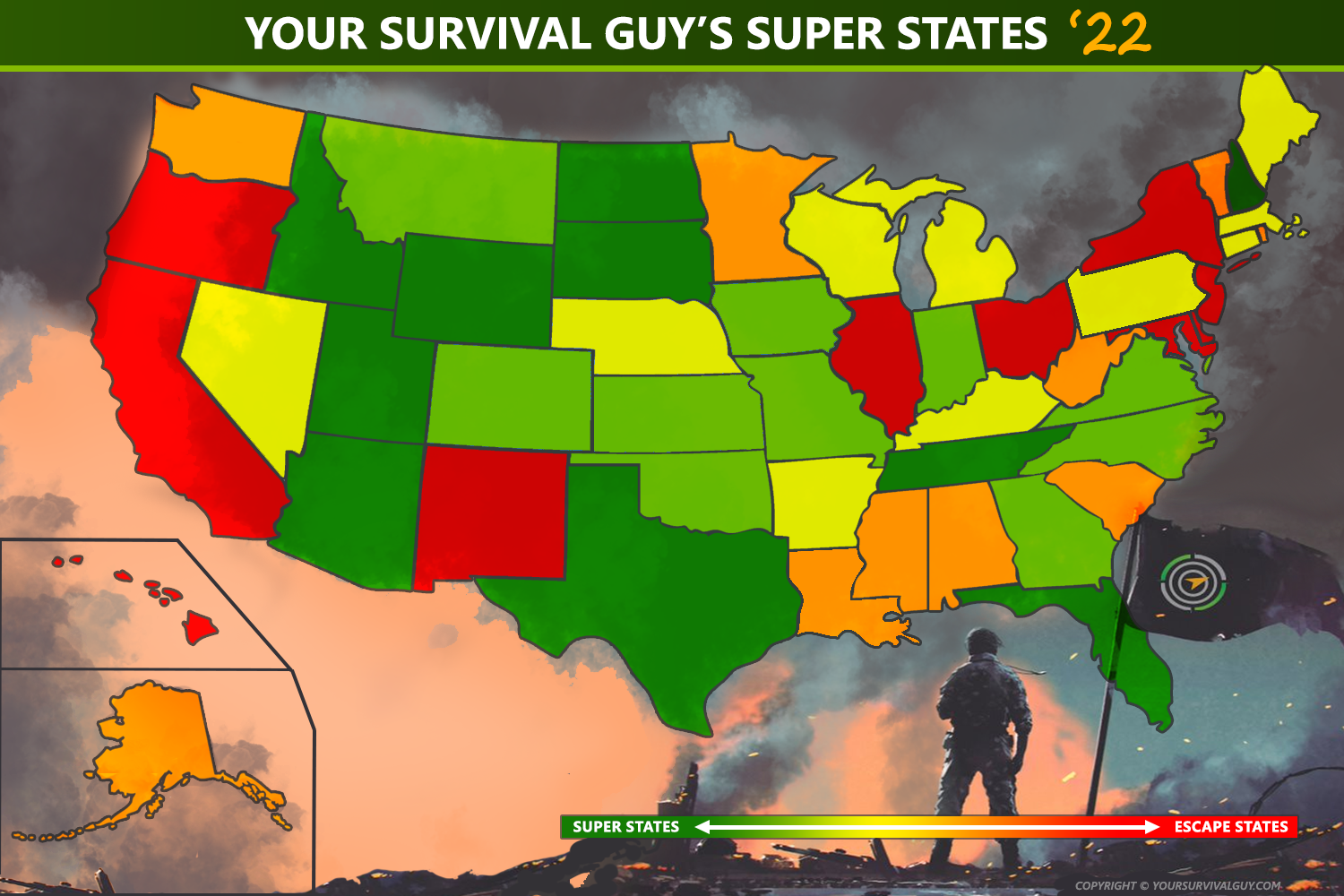 Your Survival Guy's 2022 Super States